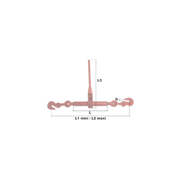 Ratchet Tensioner for Chain - TCQ - Levagemanutention.com