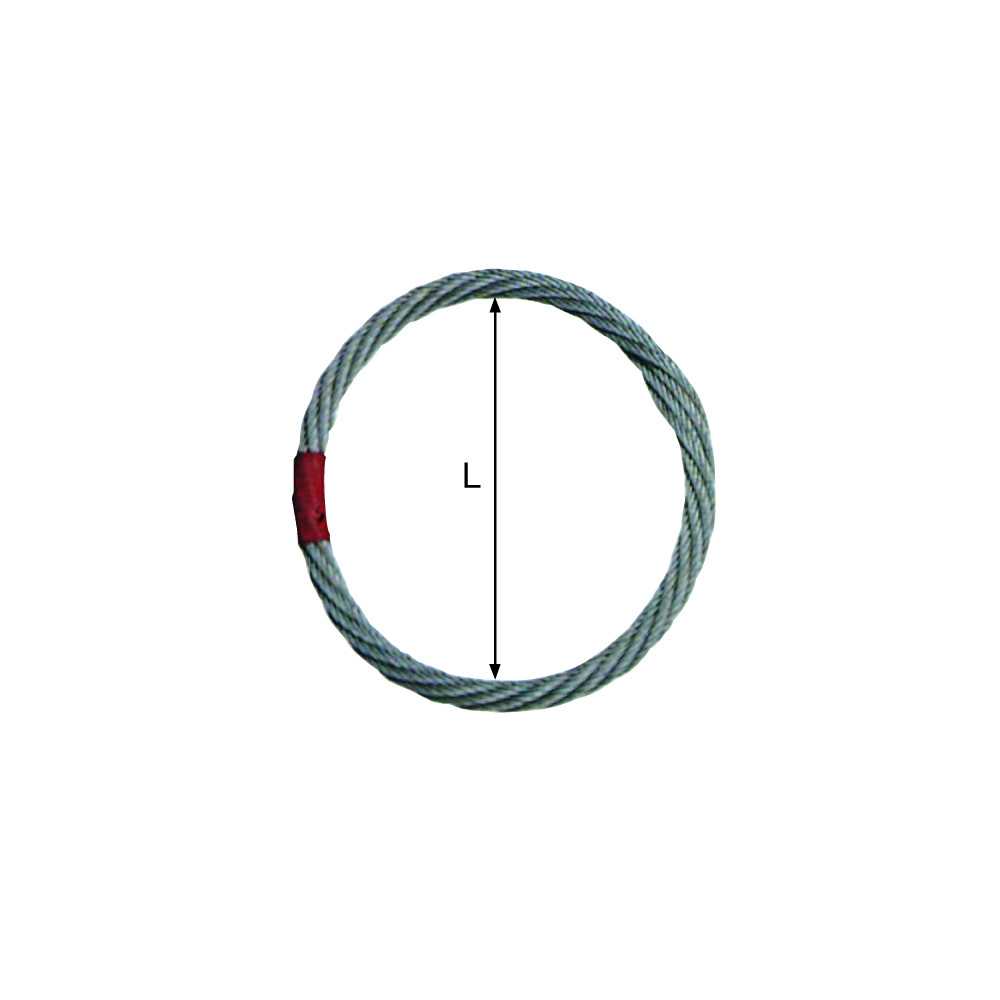 Estrope Sans Fin Grelinée ELCAGR | ⌀ : 9 - 36 mm | Levage Manutention