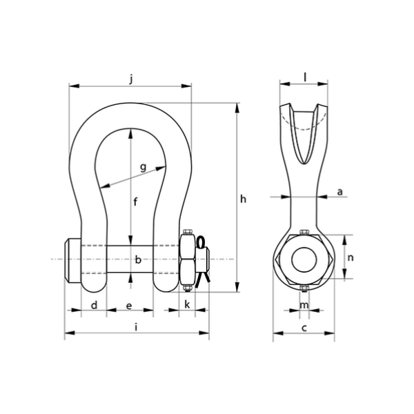MANILLE CORPS LARGE FN LYRE BN