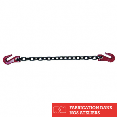 Lashing chains with two shortening hooks - Levagemanutention.com