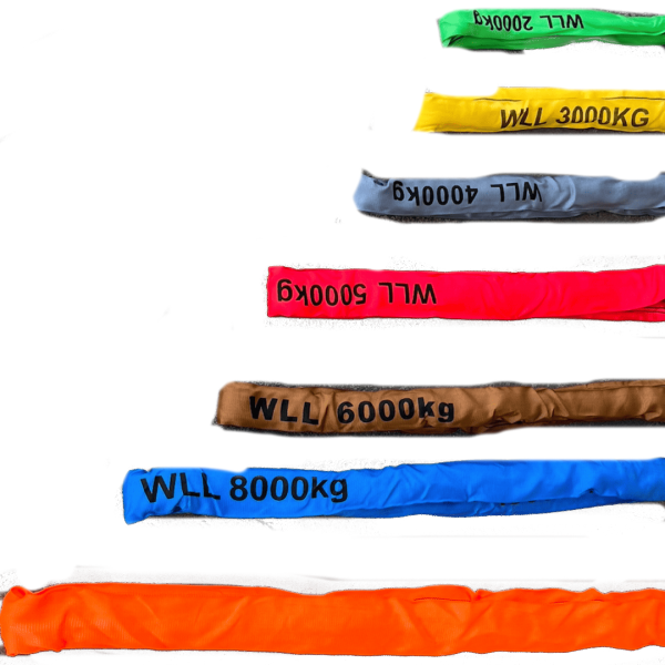 Endless round textile slings - 1T to 100T - Levagemanutention.com