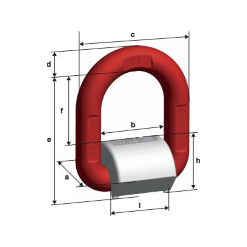 Anneau de levage et d'arrimage à souder HR
